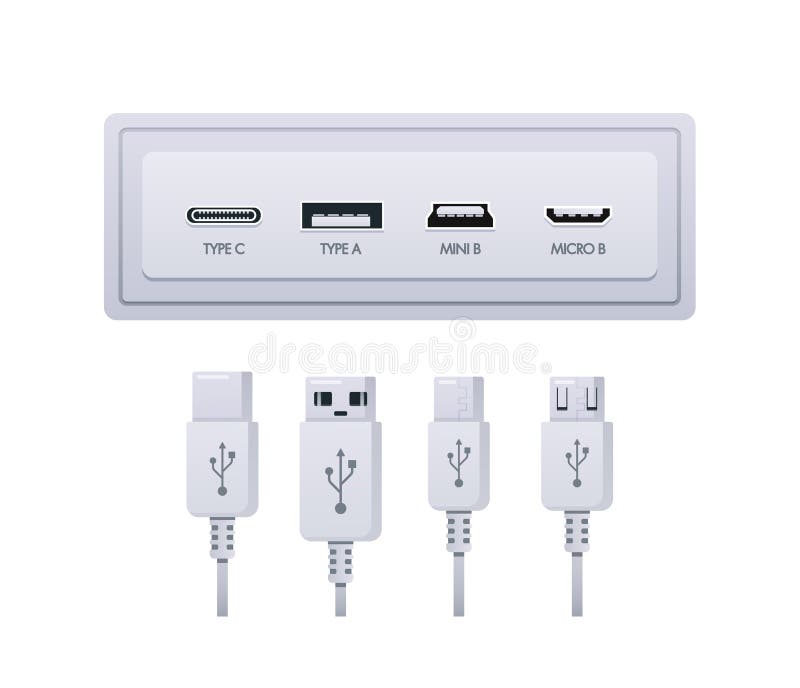 Types Usb Stock Illustrations – 147 Types Usb Stock Illustrations ...