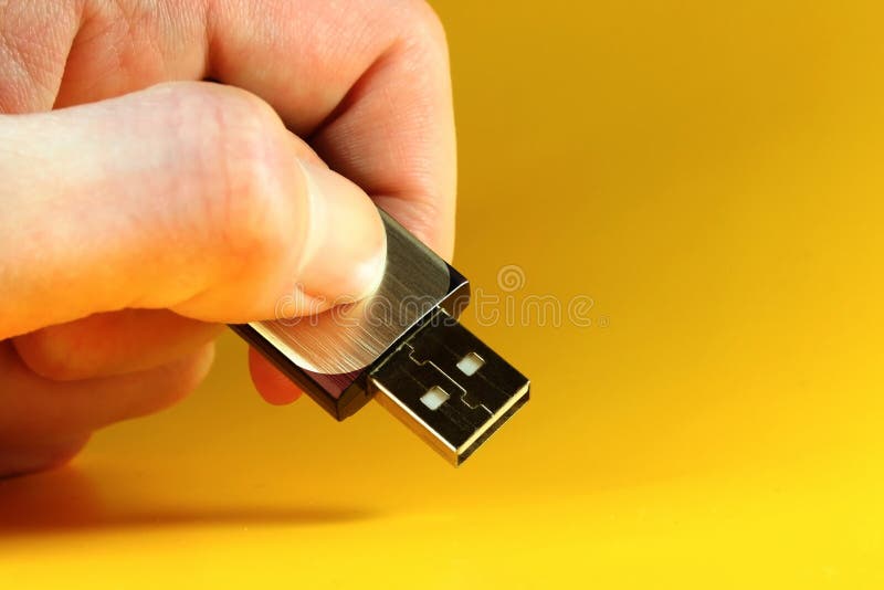 USB stick stock image. Image of hand, memory, serial, hardware - 4185399