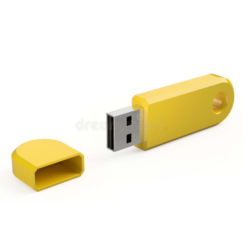 USB stick flash drive stock illustration. Illustration of removable ...