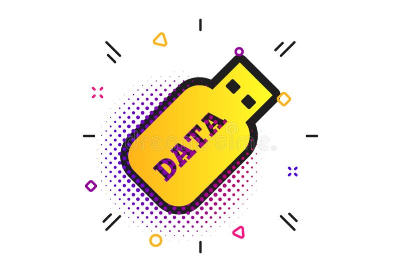 Usb Stick Sign Icon. Usb Flash Drive Button. Vector Stock Vector ...