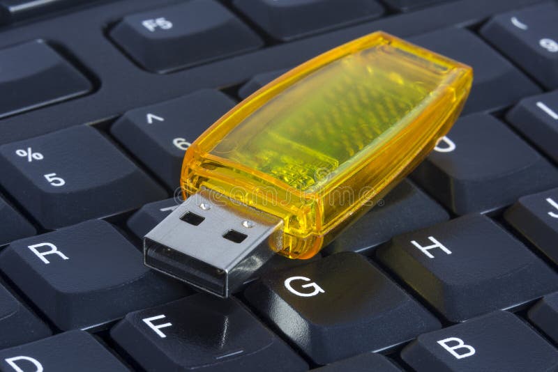 USB stick stock image. Image of stick, keyboard, macro - 31321731