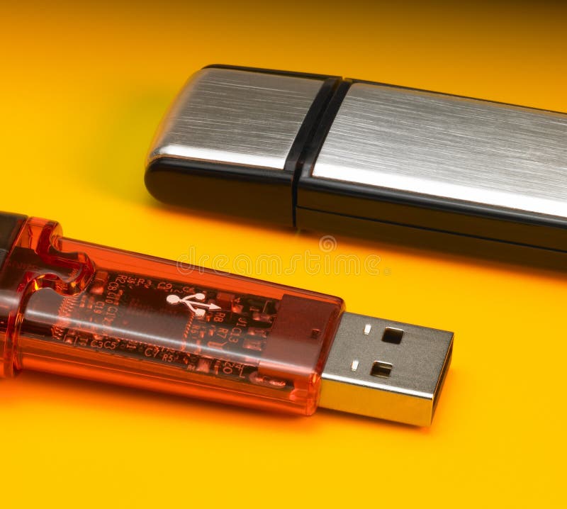 USB sticks detail stock photo. Image of memory, connection - 33291702