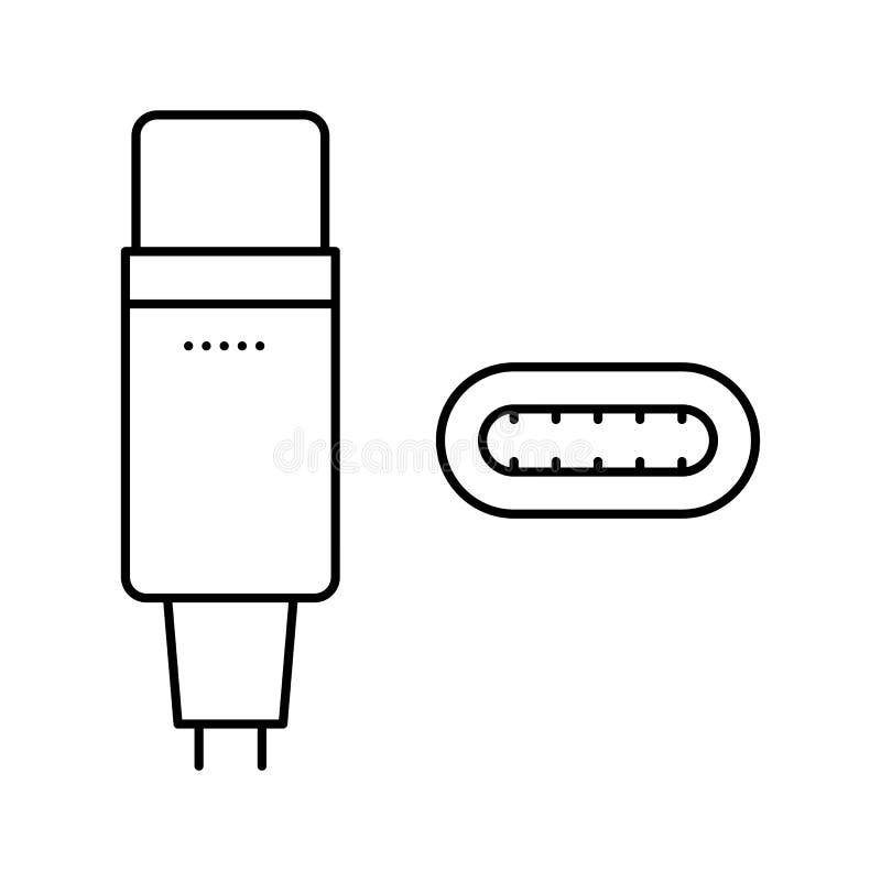 Usb Type C Port Stock Illustrations – 328 Usb Type C Port Stock ...