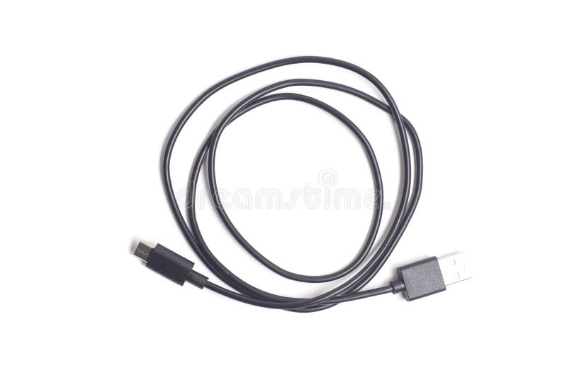 USB type C port cable stock photo. Image of port, data - 293666486