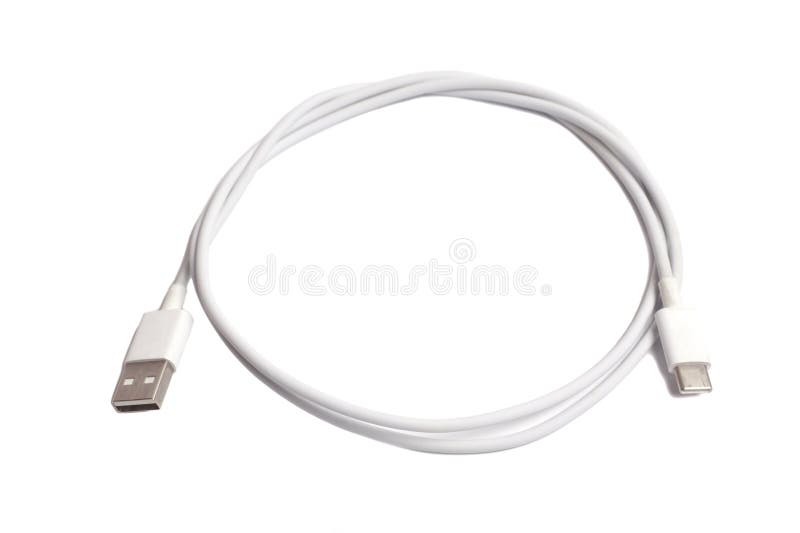 USB type C port cable stock photo. Image of cable, electronic - 296291258