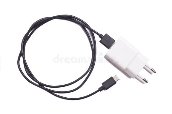 USB type C port cable stock photo. Image of interface - 303868436