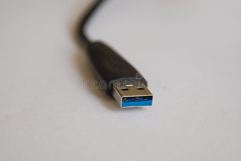 USB and USB3.0 Connector stock photo. Image of connectivity - 75236814