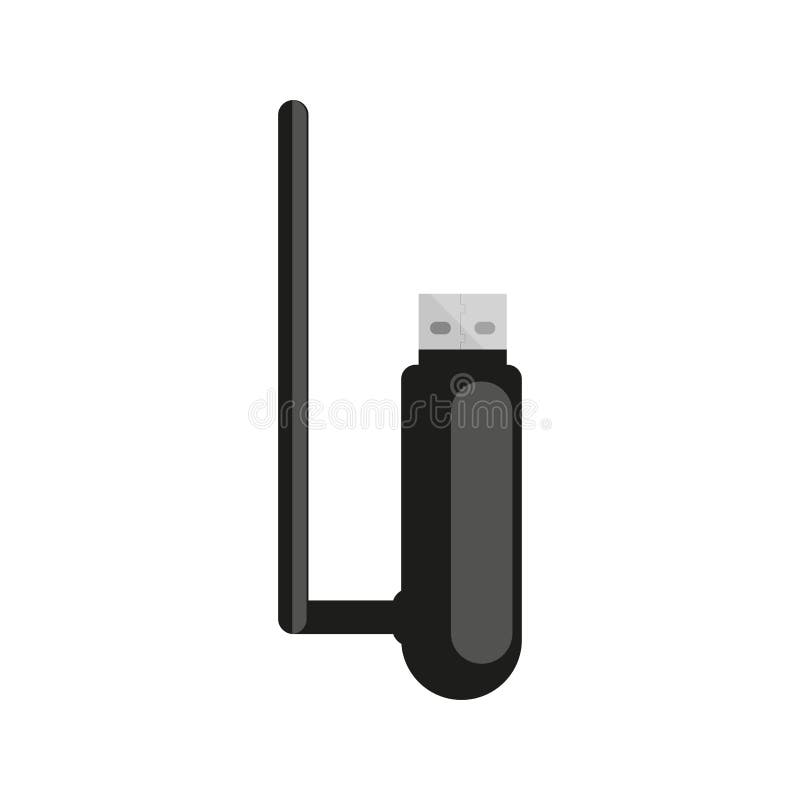 The Wifi Adapter Icon. Transfer and Connection, Data Symbol. UI. Web ...