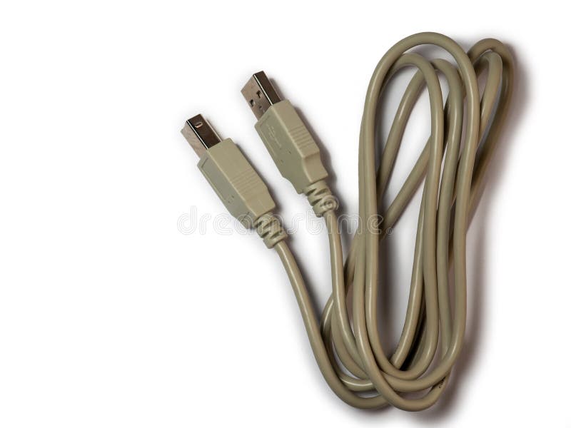 Usb Wire. Accessories for Technology. Charging Cable Stock Image ...