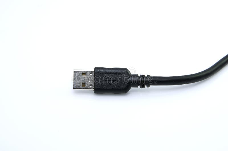 USB Wire for Internet Connection Stock Image - Image of internet, data ...