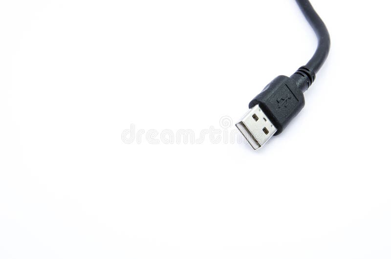 USB Wire for Internet Connection Stock Image - Image of electronics ...