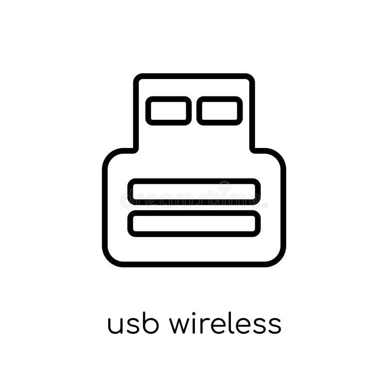 Usb Wireless Adapter Icon from Electronic Devices Collection. Stock ...