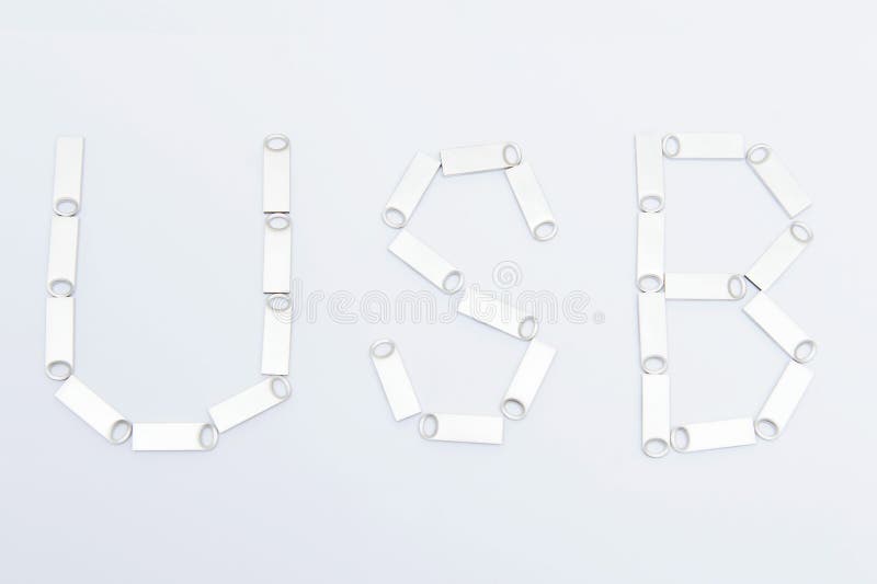 USB Written by Memory Sticks Stock Image - Image of equipment, computer ...