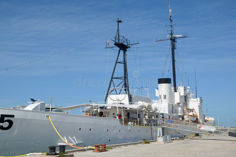USCGC Ingham (WHEC-35), Key West, USA Editorial Image - Image of second ...