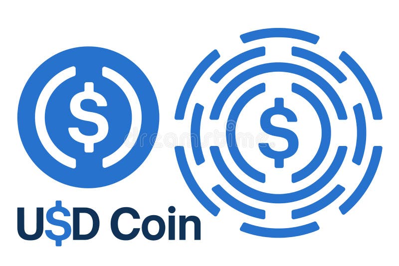 USD Coin Vector Logo Text Icon Author S Development Editorial Photo ...