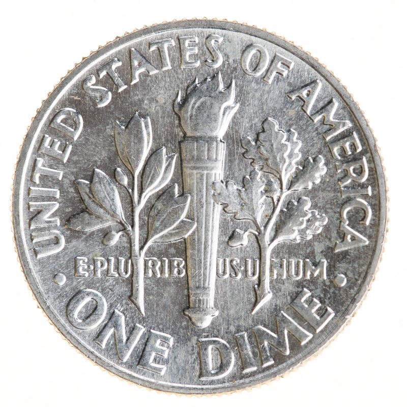 USD Roosevelt Silver Dime Dated 1964 Stock Photo - Image of numismatics ...