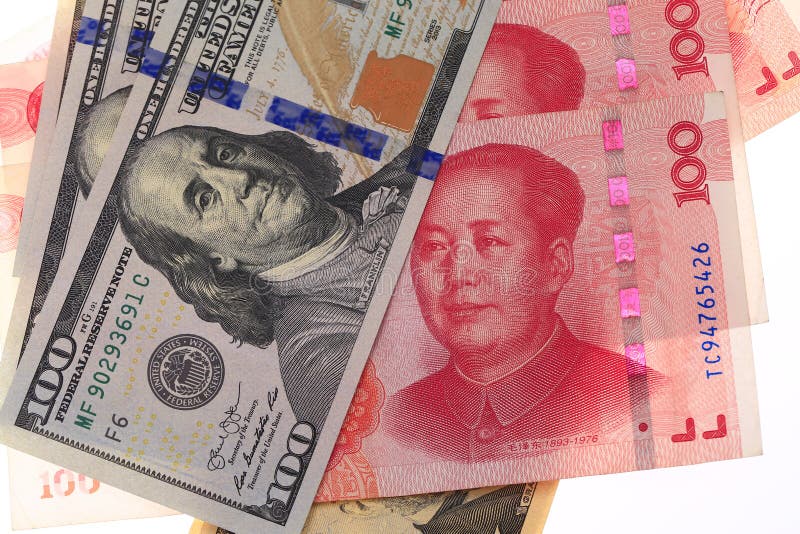 USD vs RMB stock photo. Image of economy, bank, exchange - 225178280
