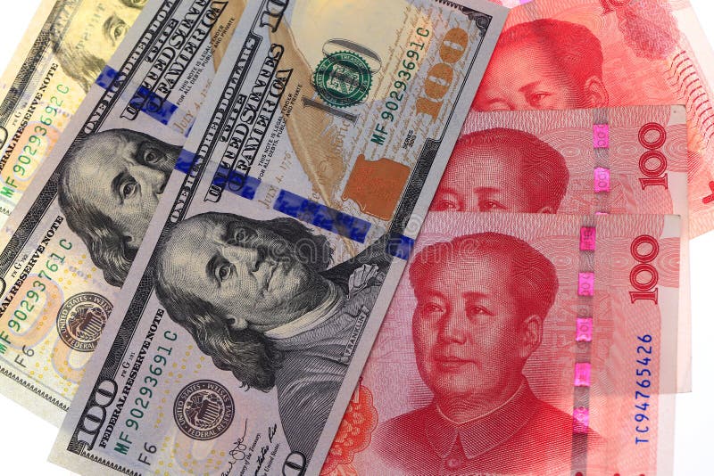 USD vs RMB stock image. Image of document, market, bill - 225178319