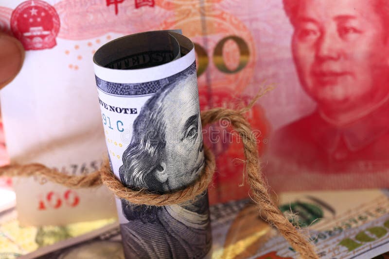 USD vs RMB stock photo. Image of note, asia, bank, trade - 225178846
