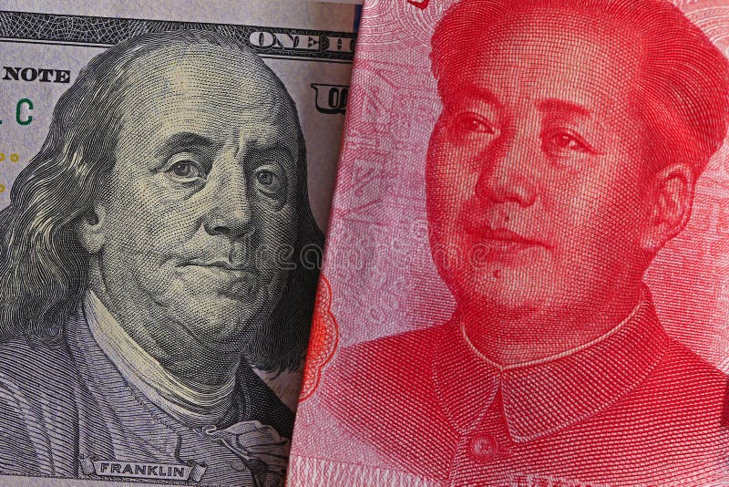 USD vs RMB stock photo. Image of renmin, economy, budget - 225180908