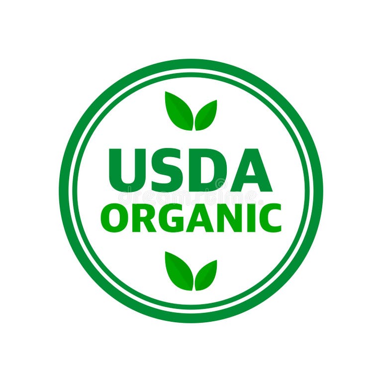 USDA Organic Shield Sign, Symbol No Gmo Vector Icon Stock Vector ...