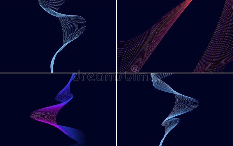 Use these Abstract Waving Line Backgrounds To Create Unique Designs ...