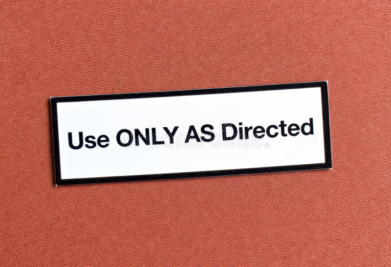 Use only AS Directed, AI-generated Stock Illustration - Illustration of ...
