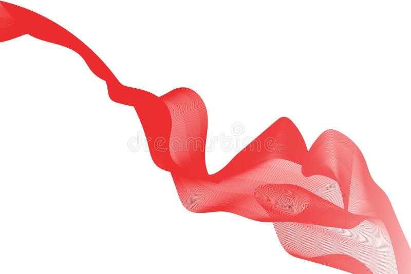 Red ribbon design stock illustration. Illustration of wallpaper - 118621977
