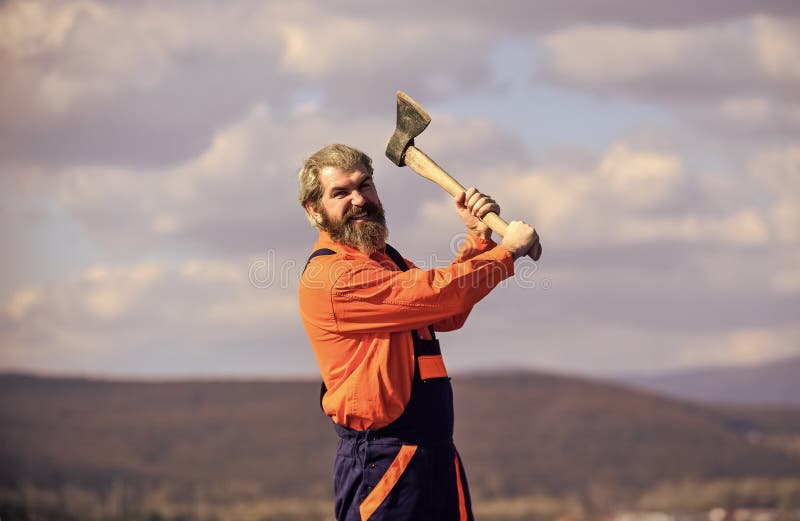 Hard Labour. Renovation Tools. Handsome Guy Brutal Temper. Professional ...