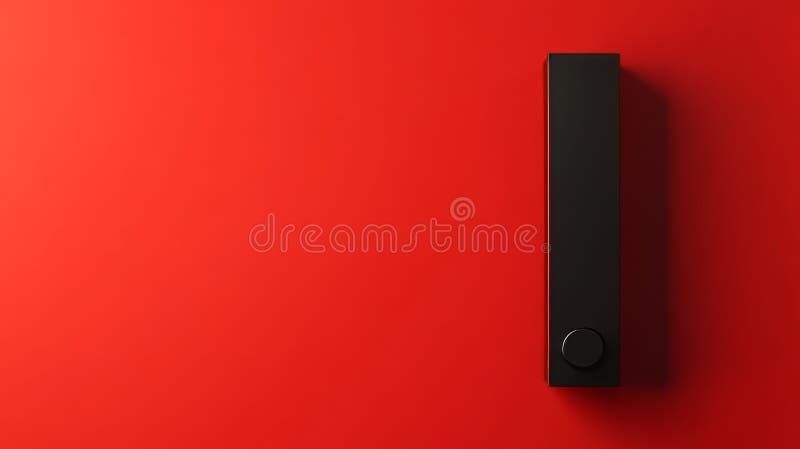 The Use of a Bold Red Exclamation Mark on a Solid Background Creates ...
