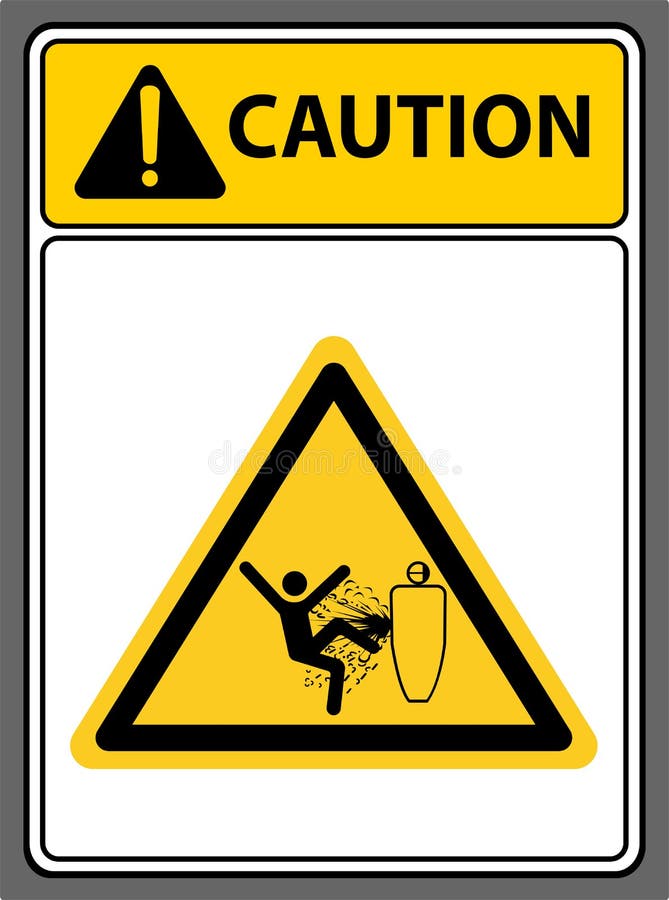 Use Carefully High Pressure Tank.,Caution Sign Stock Vector ...