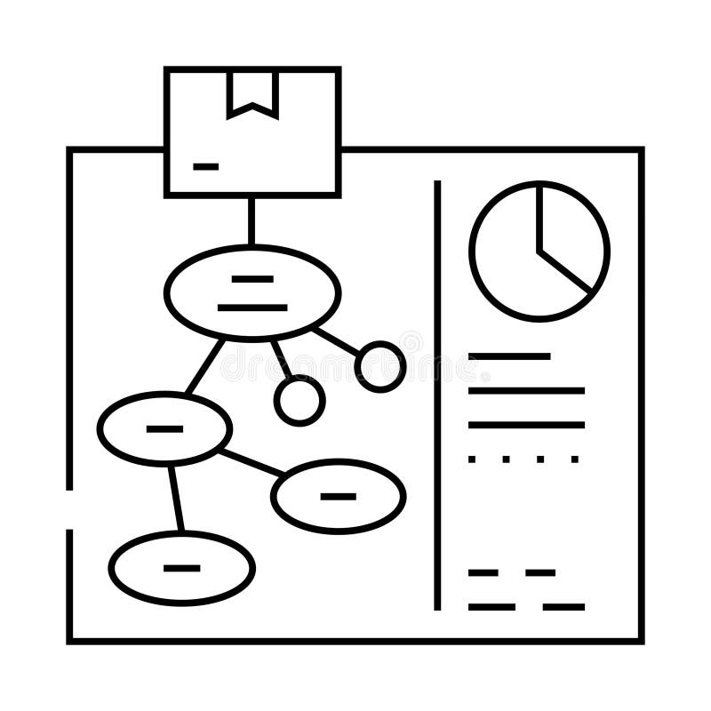 Analysis Line Icon. Business, Economy and Finance Concept Stock Vector ...