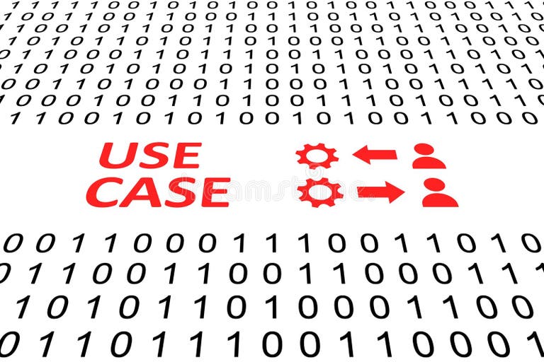 USE CASE Concept Binary Code 3d Stock Illustration - Illustration of ...