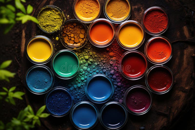 The Use of Colors and Their Meanings in Divination Stock Illustration ...