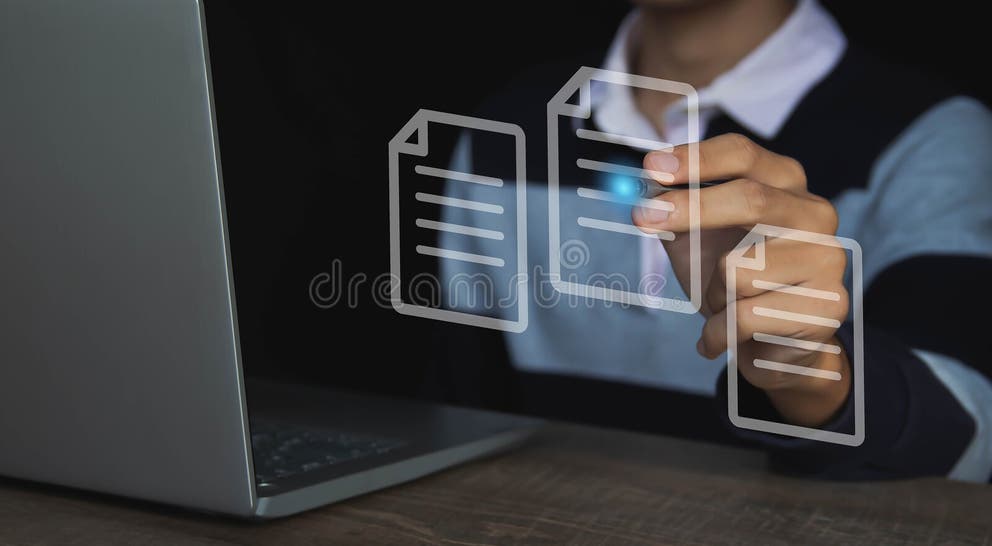 Use a Computer with Virtual Screens and Documents To Approve Paperless Documentation and ERP ...