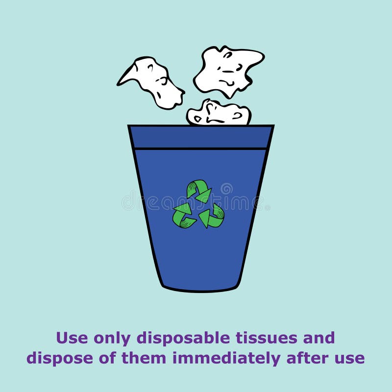 Throw Away Used Tissue Stock Illustrations – 7 Throw Away Used Tissue ...