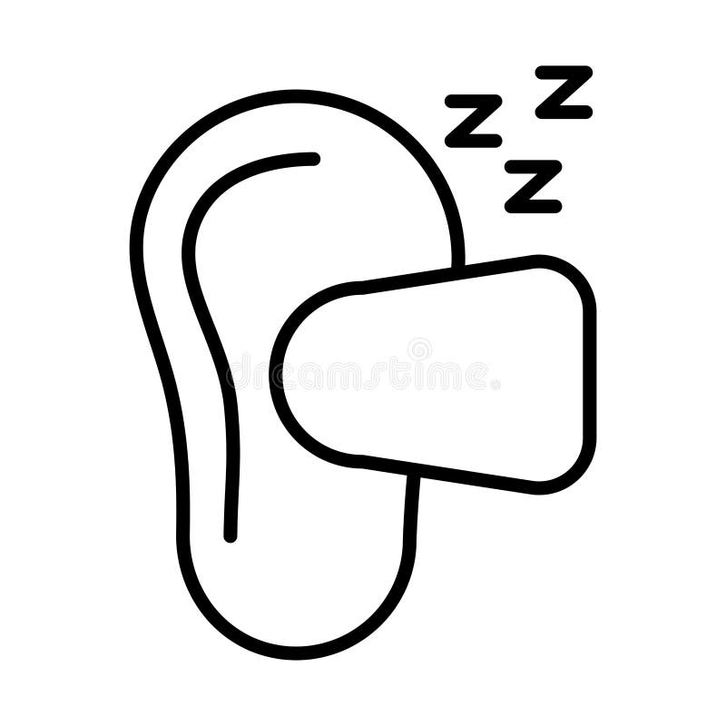 Earplug Pictogram Stock Illustrations – 136 Earplug Pictogram Stock ...