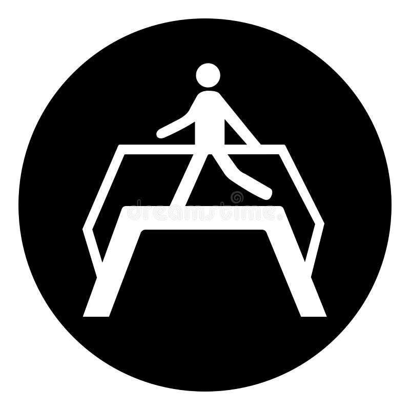 Use Footbridge Symbol Sign ,Vector Illustration, Isolate on White ...