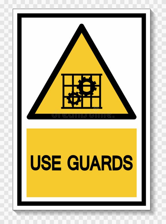 Use Guards Protection Symbol Sign Isolate on White Background,Vector ...