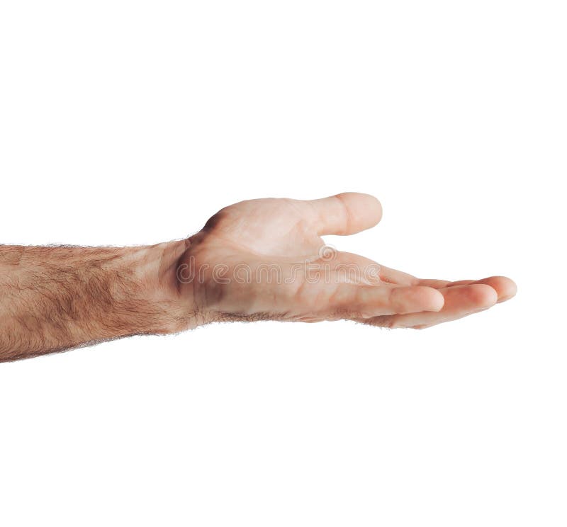 Use a Hand Gesture As a Symbol of Taking Something by Handled with ...