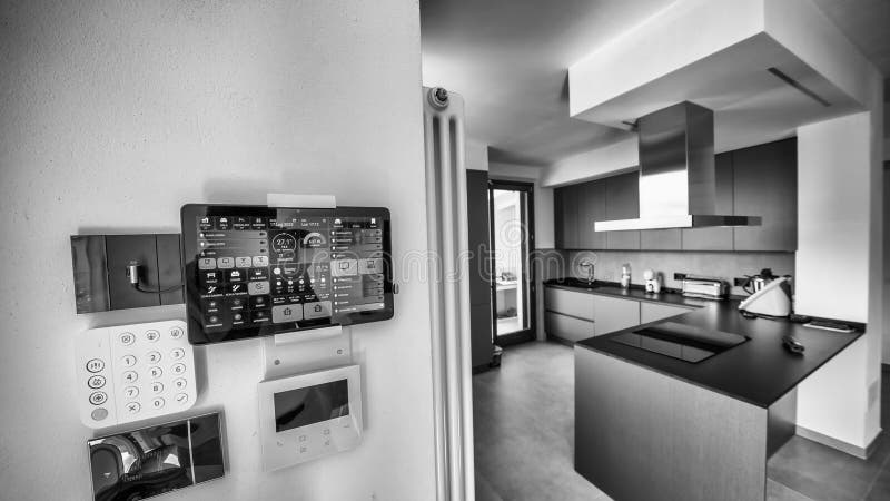 Use of Home Automation in a Modern Smart Home. Control Center on the ...