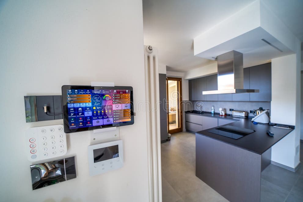 Use of Home Automation in a Modern Smart Home. Control Center on the ...