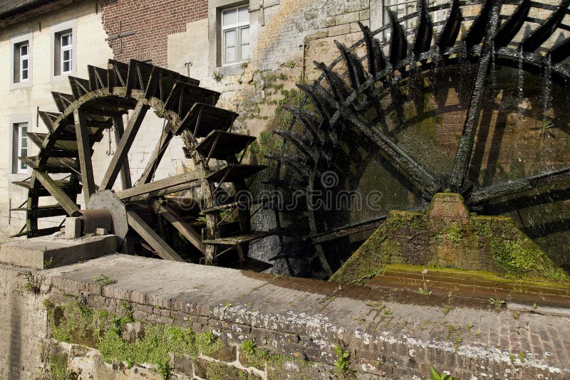 The Use of Hydropower in Earlier Times Stock Photo - Image of power ...