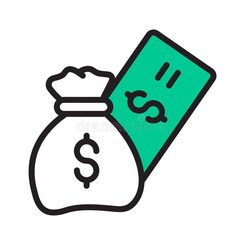 Use the Money Sack Icon for Financial Transactions and Savings ...