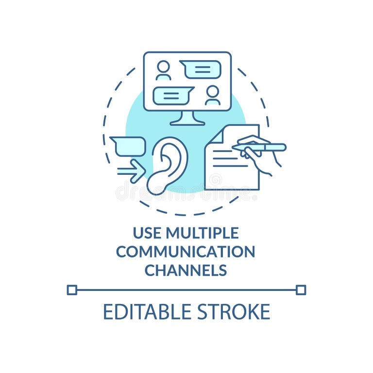 Multiple Channels Communication Stock Illustrations – 137 Multiple ...
