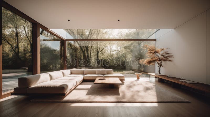 The Use of Natural Materials and Earthy Tones Creates a Sense of Warmth ...