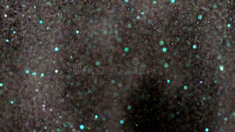 Realistic Glitter Exploding on Black Background. Stock Image - Image of ...