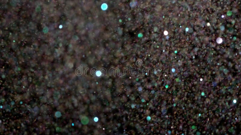 Realistic Glitter Exploding on Black Background. Stock Image - Image of ...