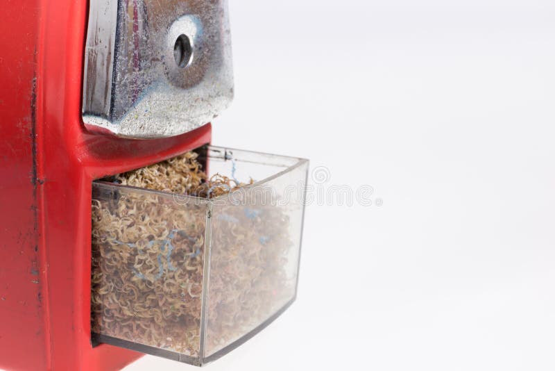 Sharpener in Side View with Pencil Stock Image - Image of object ...