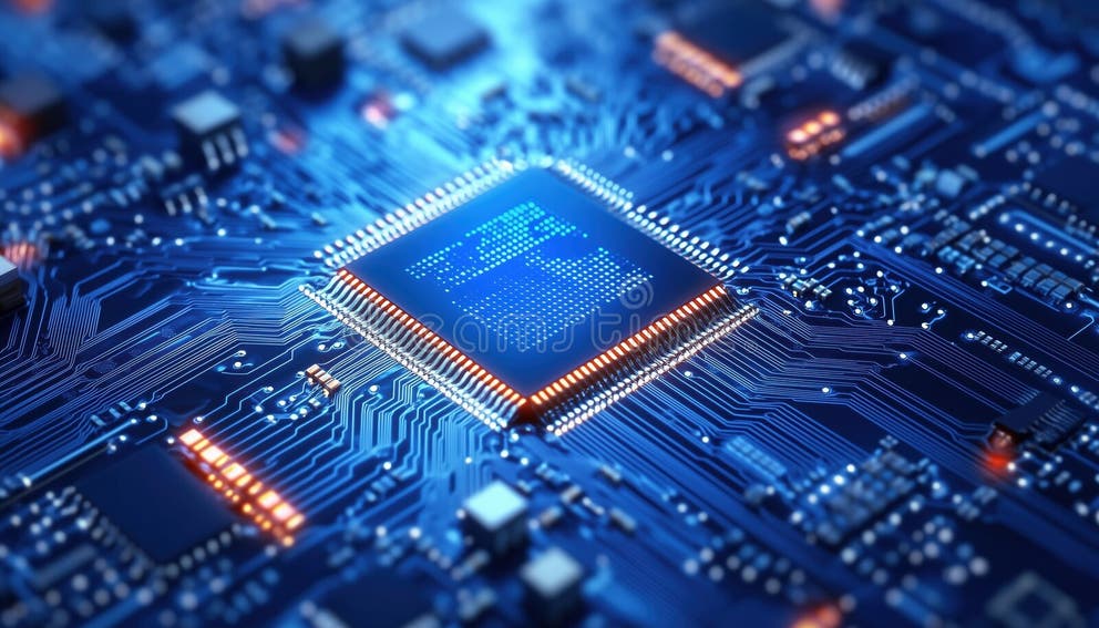 Use of Silicon Wafer with Microchips in Electronics for Creating ...